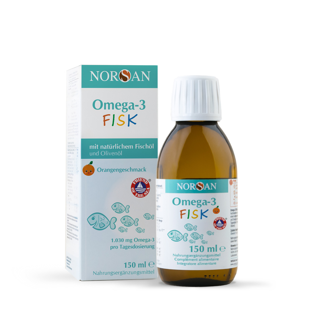 Omega-3 FISK Jelly à 120 Stk. | NORSAN Switzerland